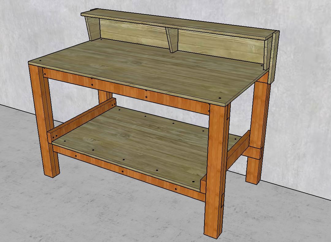 Wood Workbench Plans 2x4 Woodwork 2x4 Bench Design PDF Plans