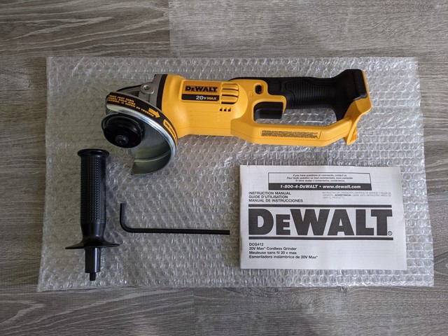DEWALT DCG412B 20V Cordless 4-1/2 inch Angle Grinder for sale online | eBay