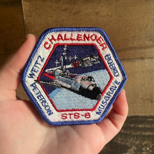 NASA Challenger Patch VTG Shuttle STS-6 Space Bobko Peterson Weitz Musgrave 83 | eBay