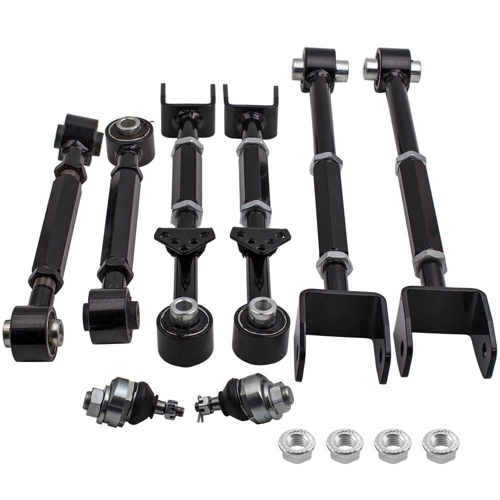 Rear Control Camber Arms Toe Kit + Front Lower Ball Joint for Honda ...