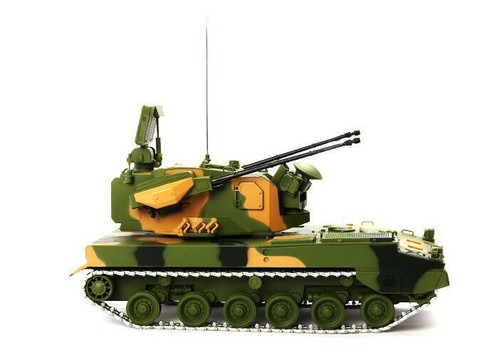 FLOZ PGZ-07 twin 35 mm self-propelled antiaircraft gun 1/30 DIECAST ...