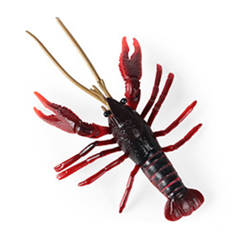 Crayfish (RED) Sea Animal Figures Toy Plastic Small Ocean Animal ...