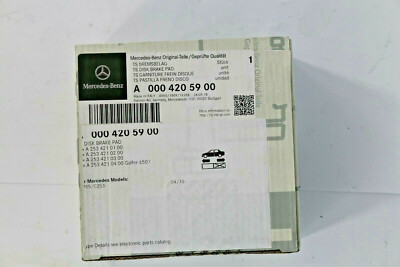Mercedes-Benz Genuine Brake Pad Set A000 420 5900 | eBay