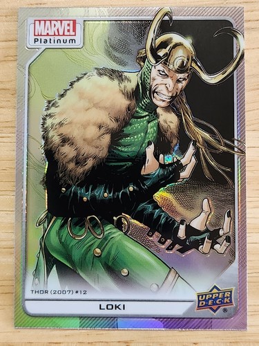 #186 LOKI 2023 Upper Deck Marvel Platinum RAINBOW | eBay