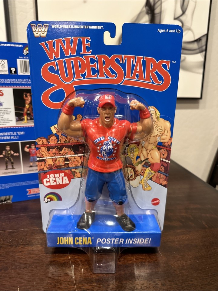 WWE LJN Superstars Hulk Hogan John Cena Logan Paul 1980s Retro Set Of 3 ...