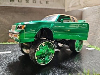 Jada Toys Donk Box Bubble 1987 Green Buick Regal 1:24 Die-Cast Car NO ...