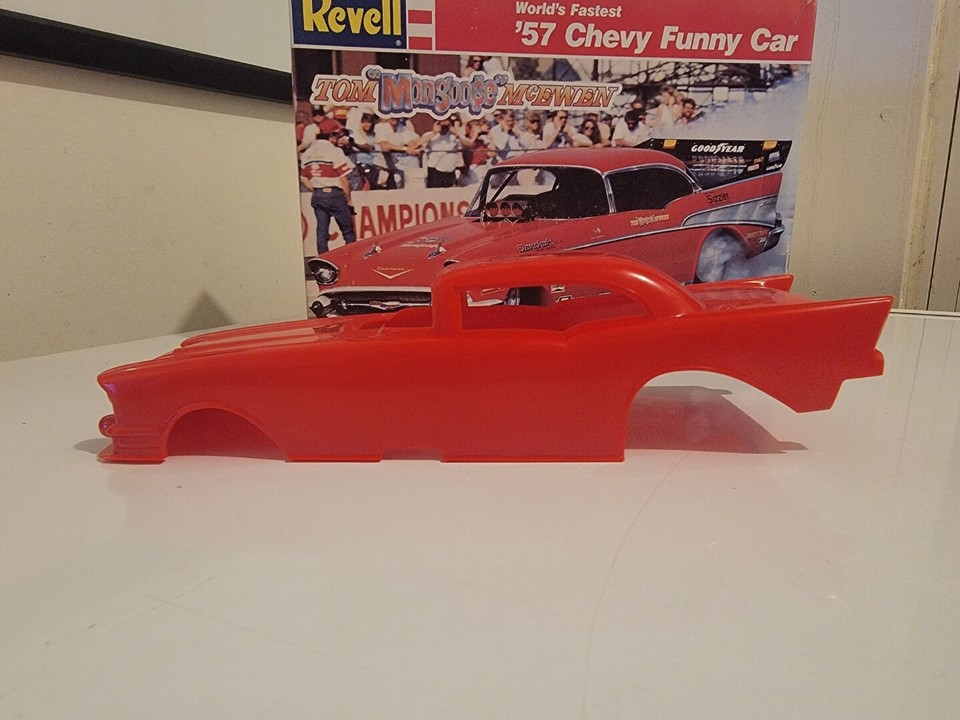 *Vintage* Revell Tom "MONGOOSE" McEwen '57 Chevy Funny Car "Junkyard ...