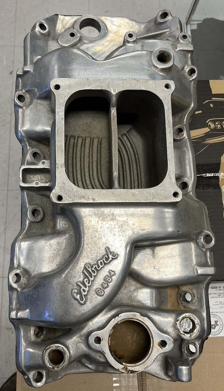 Edelbrock C454 BBC Intake Dominator 4500 Chevy for sale online | eBay