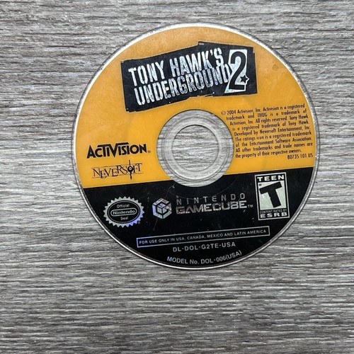 Tony Hawk's Underground 2 (GameCube) Disc Only TESTED WORKING ...