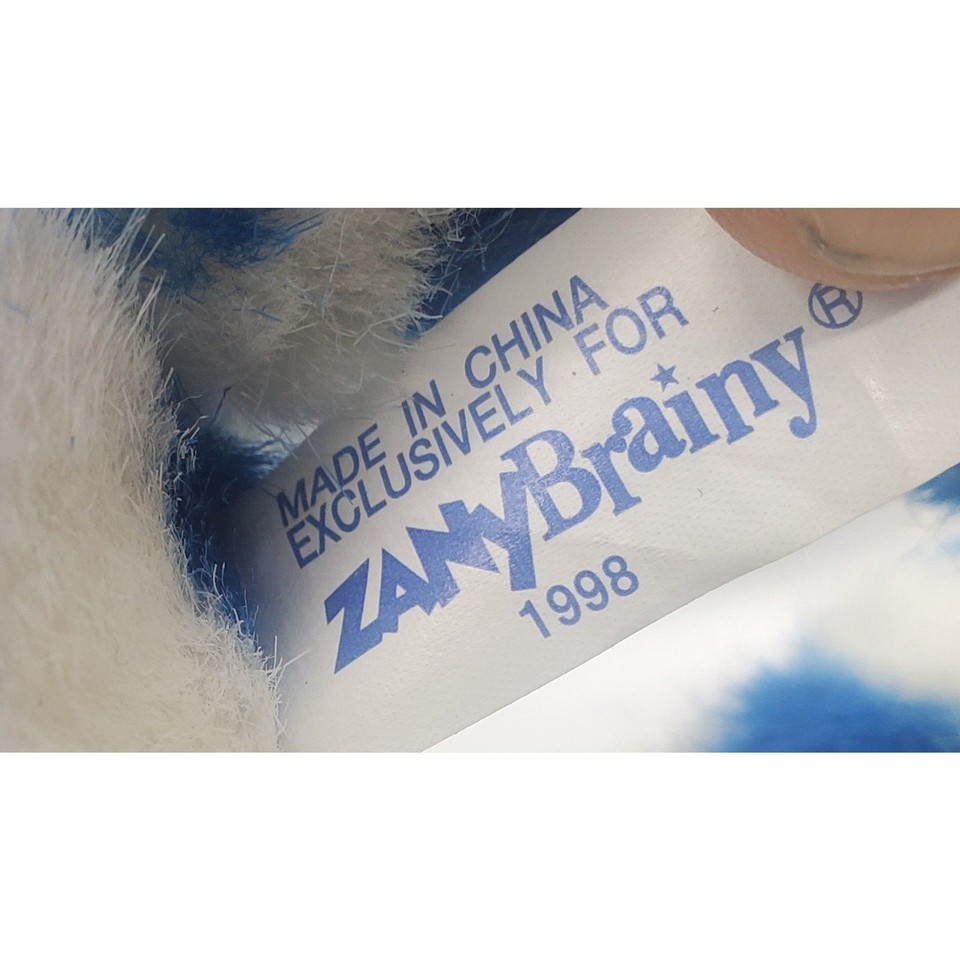 ZANY BRAINY ZIPES THE ZANY ZEBRA 20IN PLUSH TOY WITH SMALL ZEBRA ...