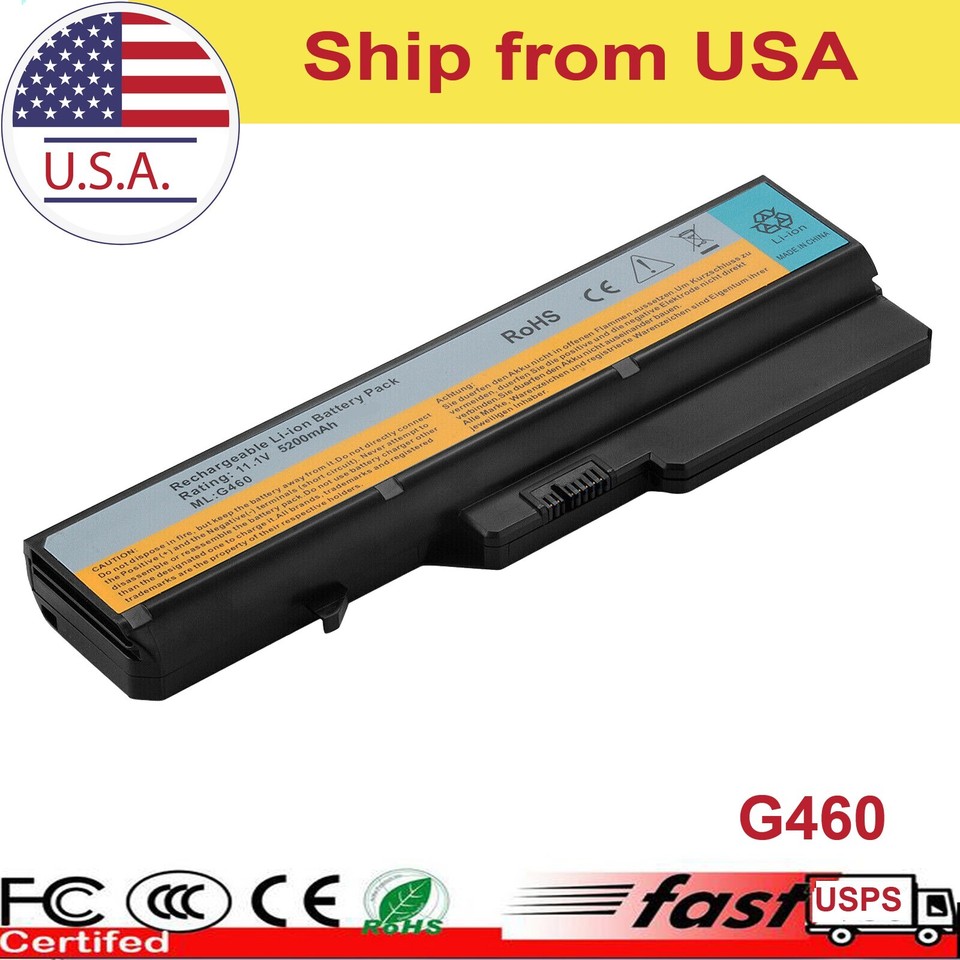 Replacement Laptop Battery for Lenovo G460 G560 B570 V360 V570 IdeaPad ...
