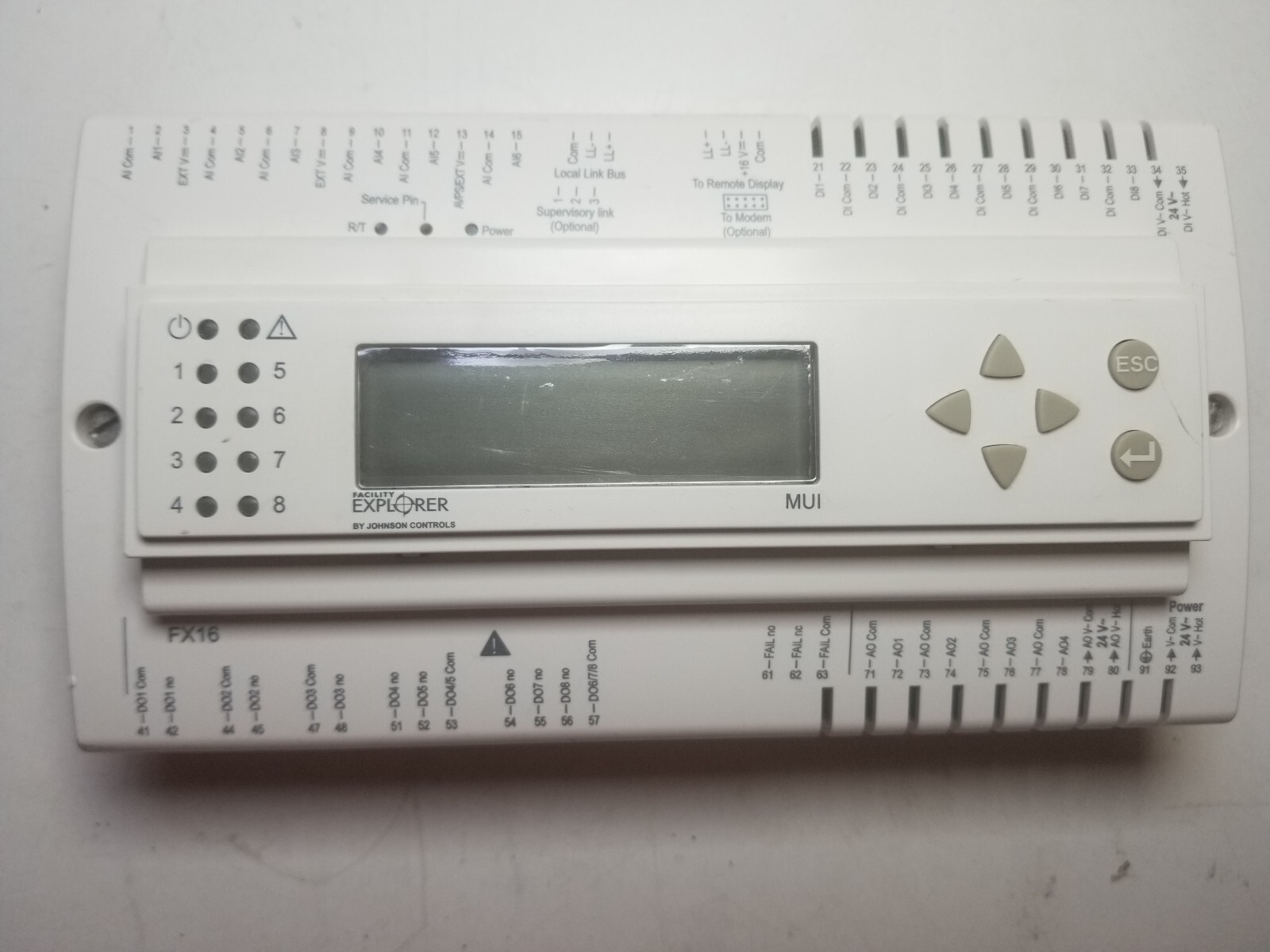 Johnson Controls FX16 Facility Explorer LP-FX16X50-000C Version A ...