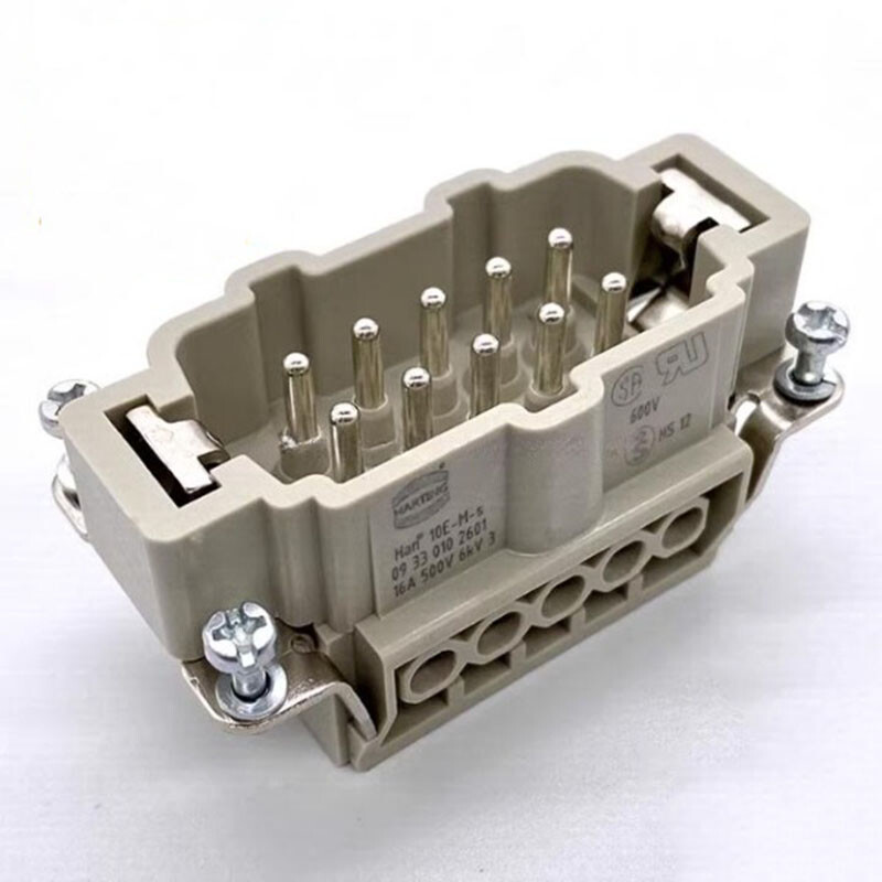 10PCS/Lot New 09330102601 Harting Heavy Duty Connector Han-10E-M-s ...