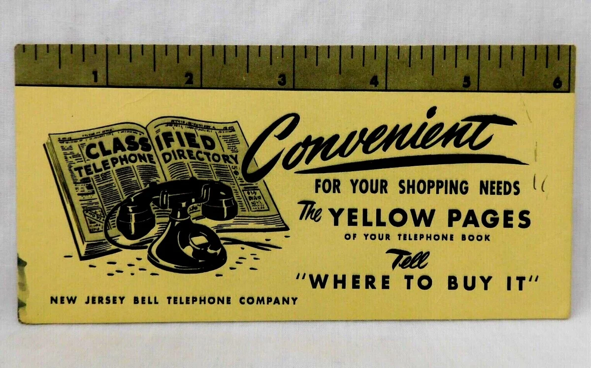 Phone Book Yellow Pages