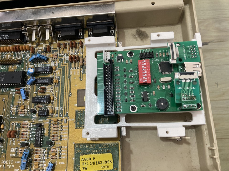 Amiga 500 Gotek USB Floppy Drive Emulator Complete Kit - Large OLED ...