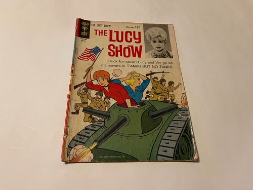 The Lucy Show #4 Comic 1964 Gold Key Lucille Ball I Love Lucy Tanks But ...