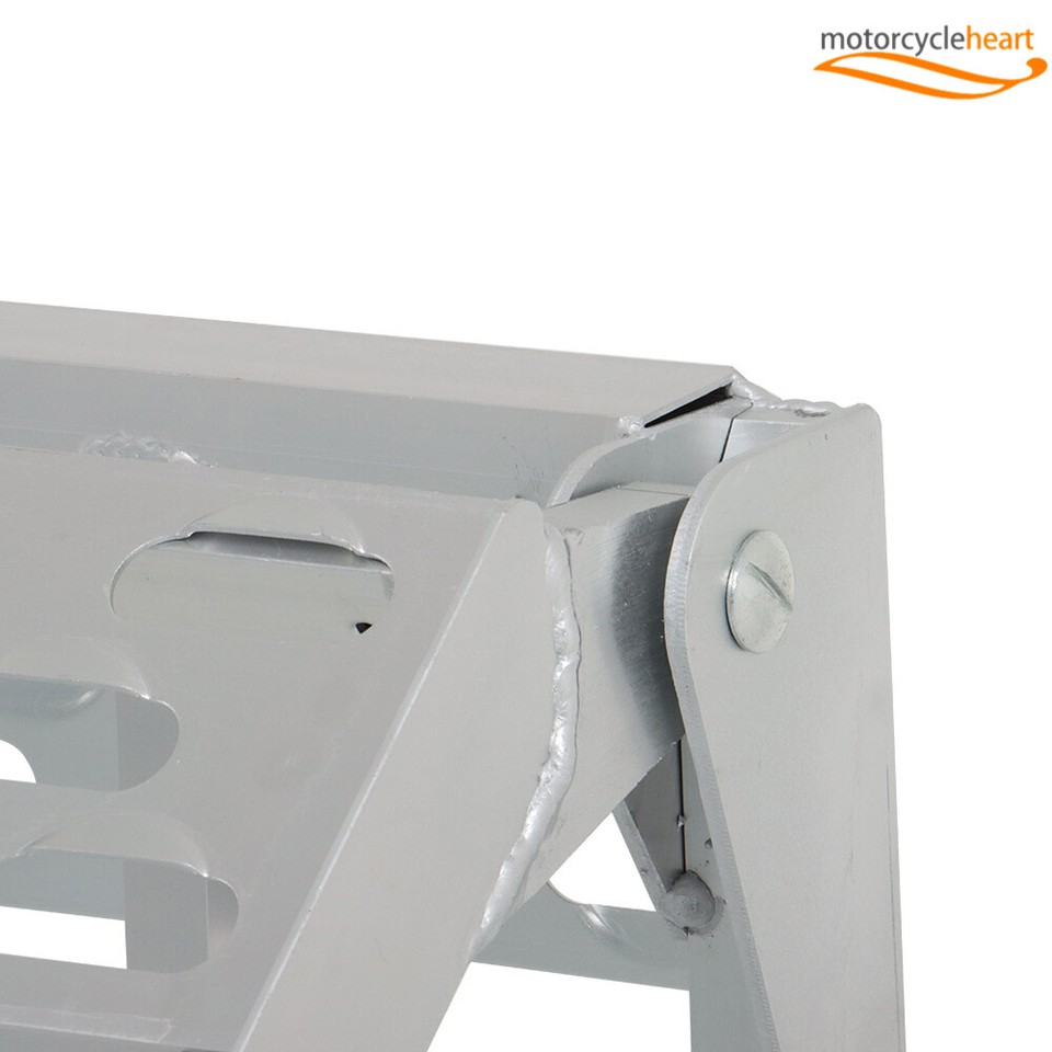 7.5' Heavy Duty Aluminum Folding Loading Ramp Motorcycle Arched Truck ...