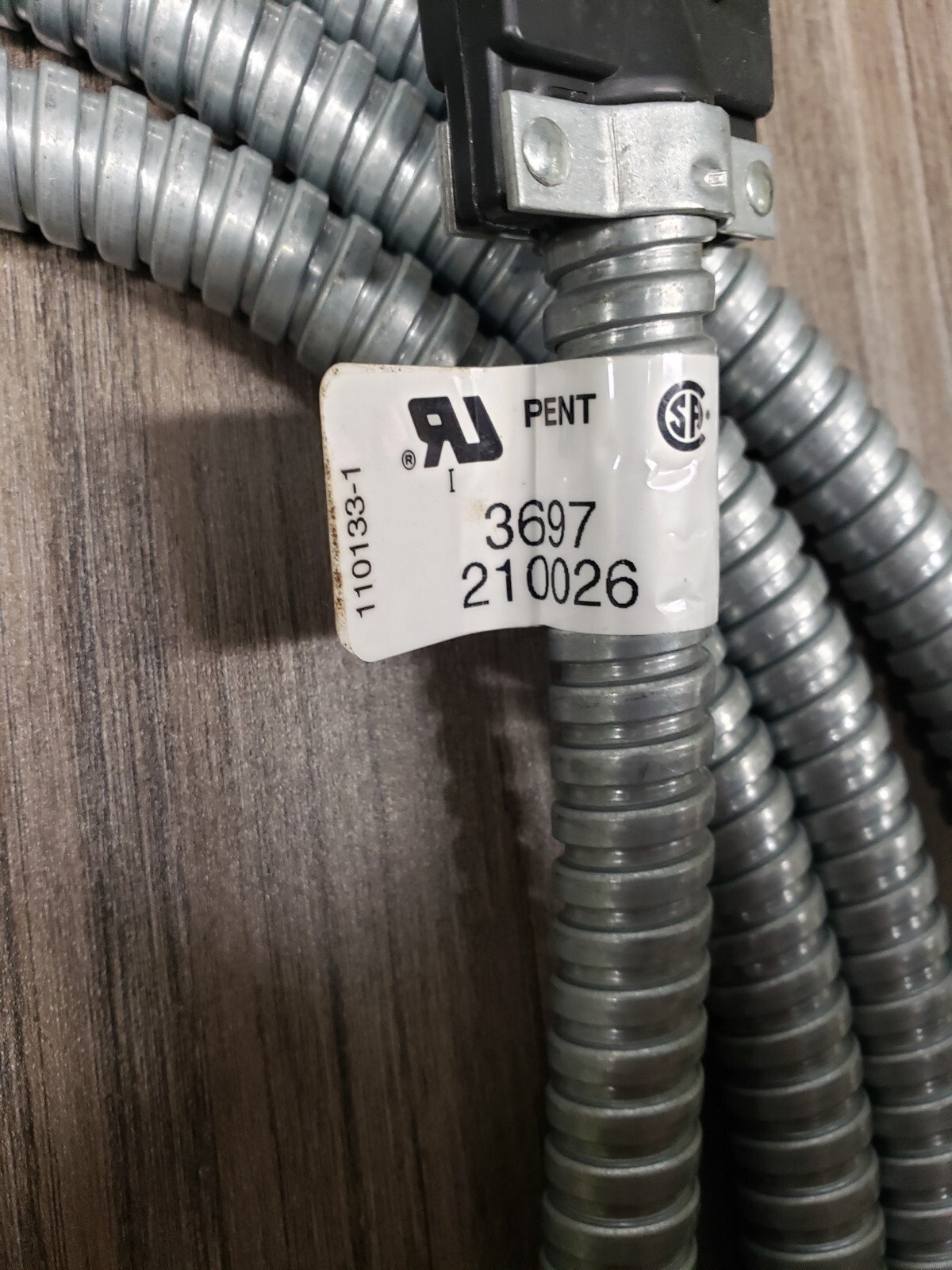 12' Pent 210026 Herman Miller Style Base Feed - Power Whip for Panel ...