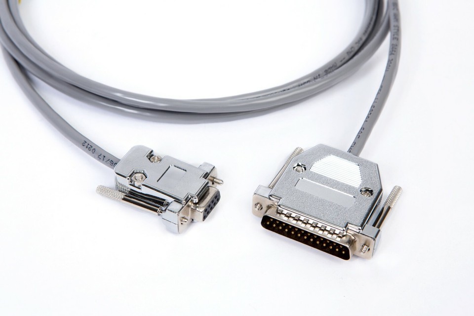 30' Ft Fanuc RS232 Serial Cable DB9 Female to DB25 Male, For CNC DNC ...