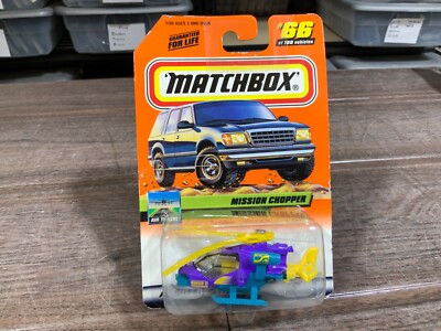 MATCHBOX TREASURE HUNT CHASE 2000 LOGO #66 MISSION CHOPPER | eBay
