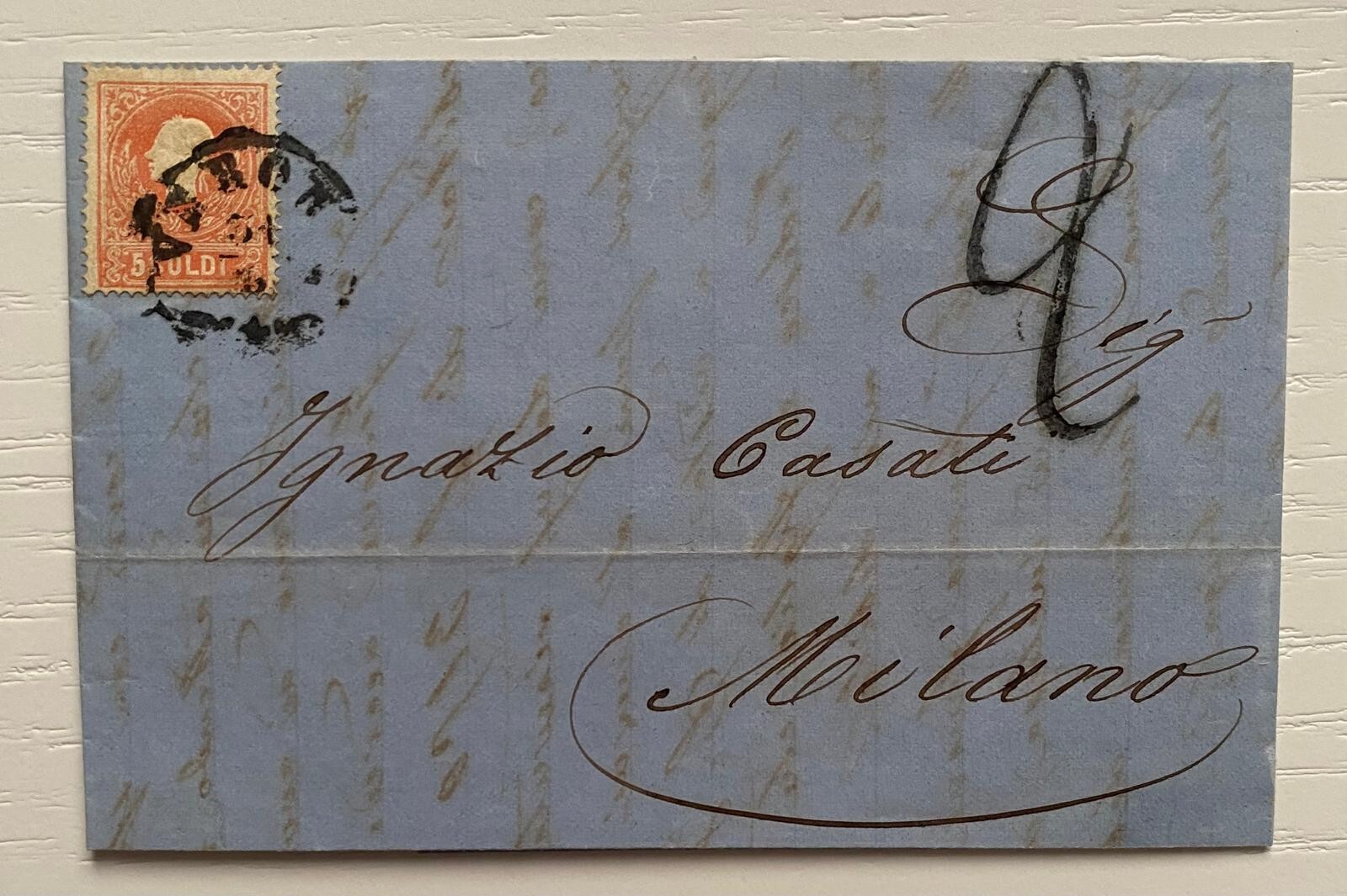 AC859-Lombardo Veneto 5 Soldi From Verona To Milano 1860 | eBay