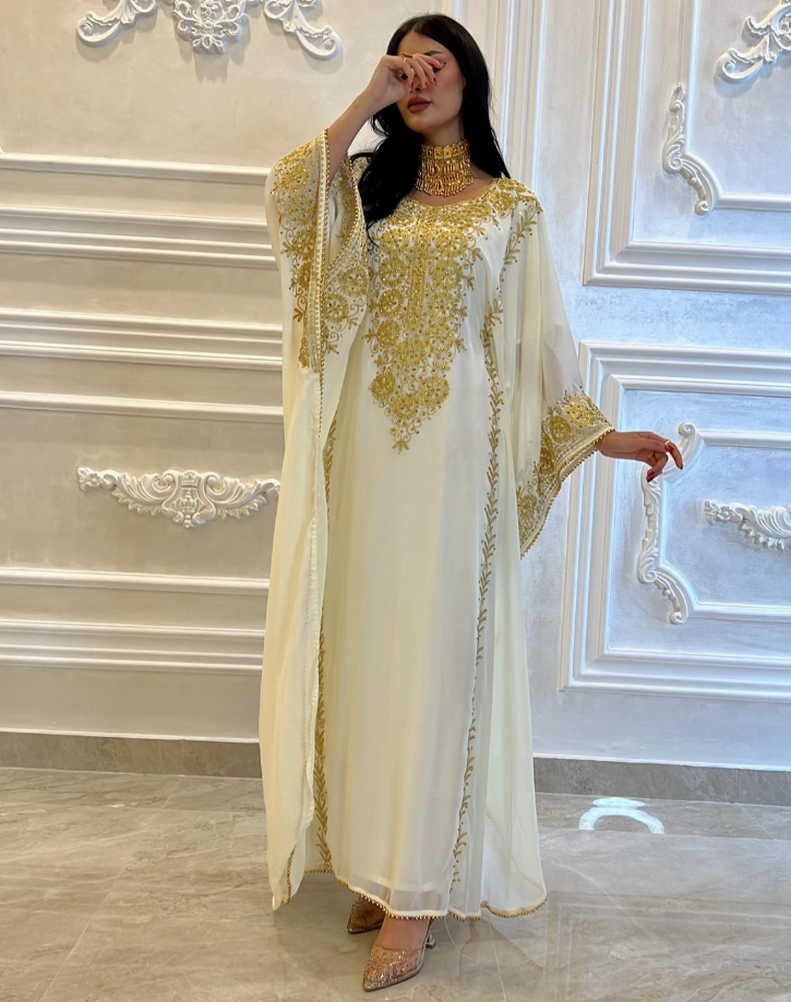 SALE New Moroccan Dubai Kaftans Farasha Abaya Dress Very Fancy Long ...