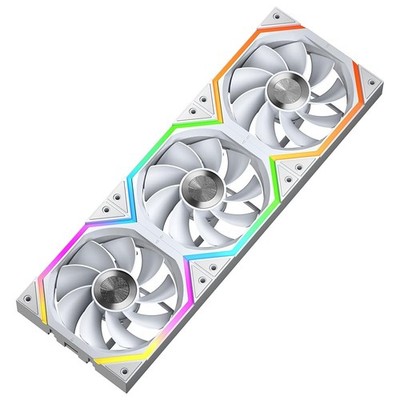 Build Blocks UNI Daisy Chain RGB PC Fan 120 mm Pack of 3, 2000 RPM/62 ...