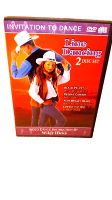 Line Dancing (DVD) 2 disc set, Wiley Hicks, Video Dance Instructor | eBay