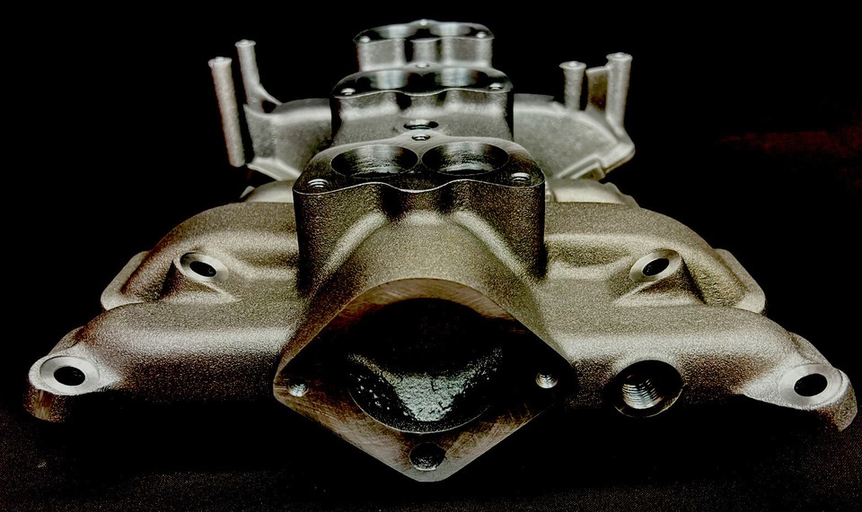 Ford Y Block 292 312 Offenhouser Tri power Intake Manifold | eBay