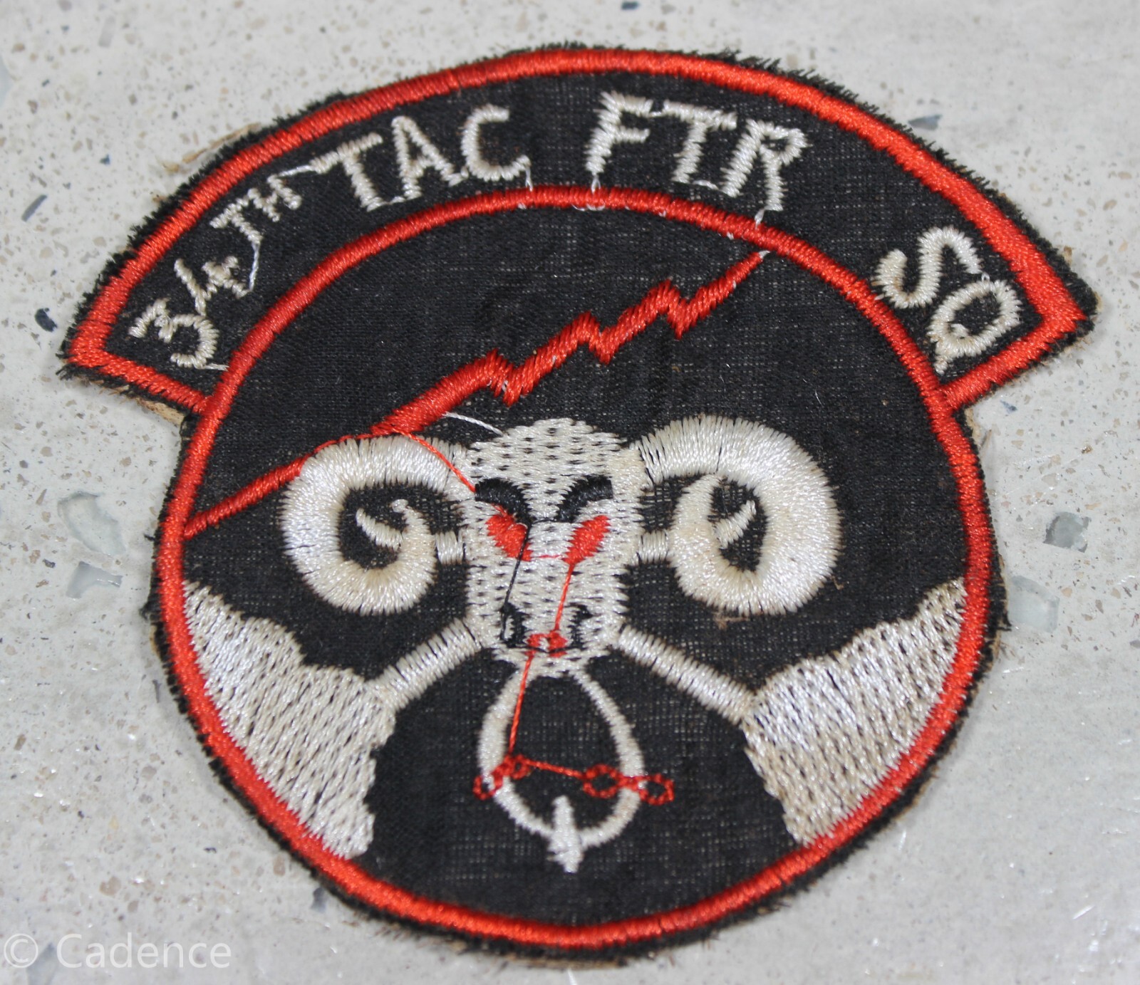US Vietnam War Theater Made Repro 34th Tactical Fighter Squadron Patch ...