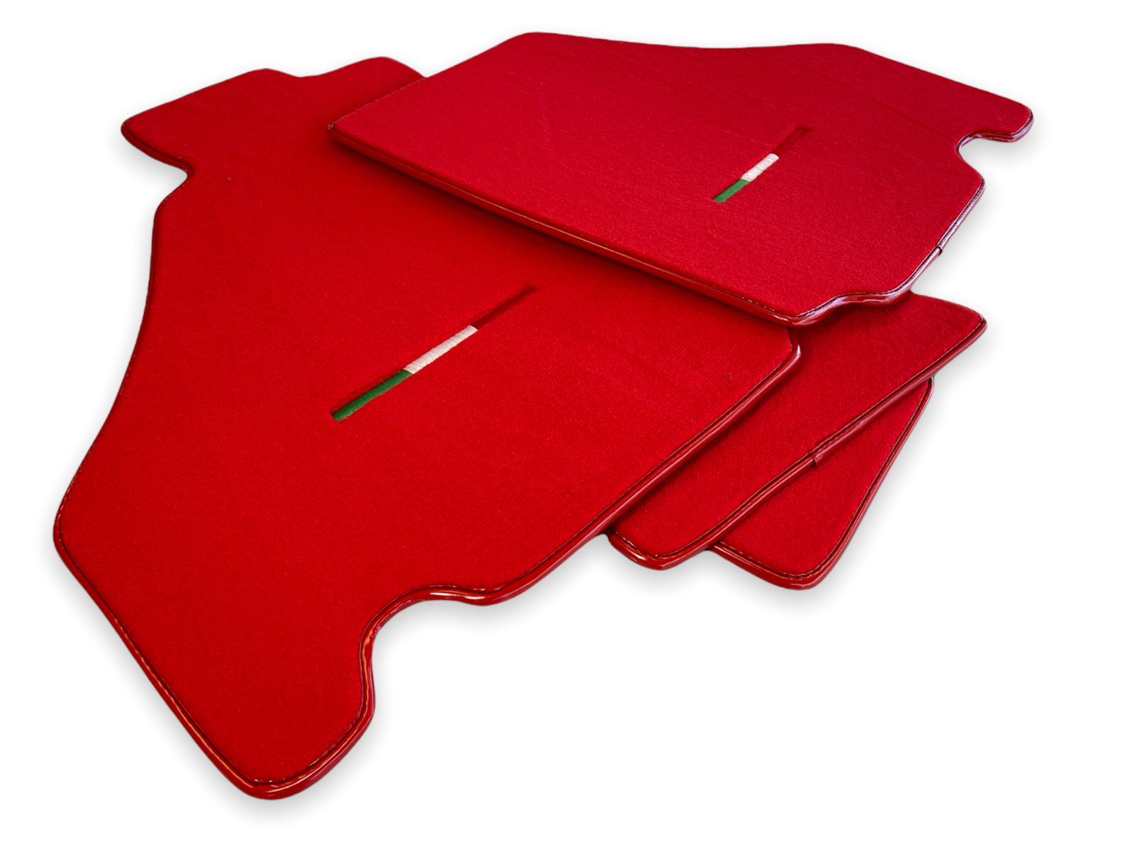 Floor Mats For Ferrari F430 2004-2009 Red Tailored Carpets With Italian ...