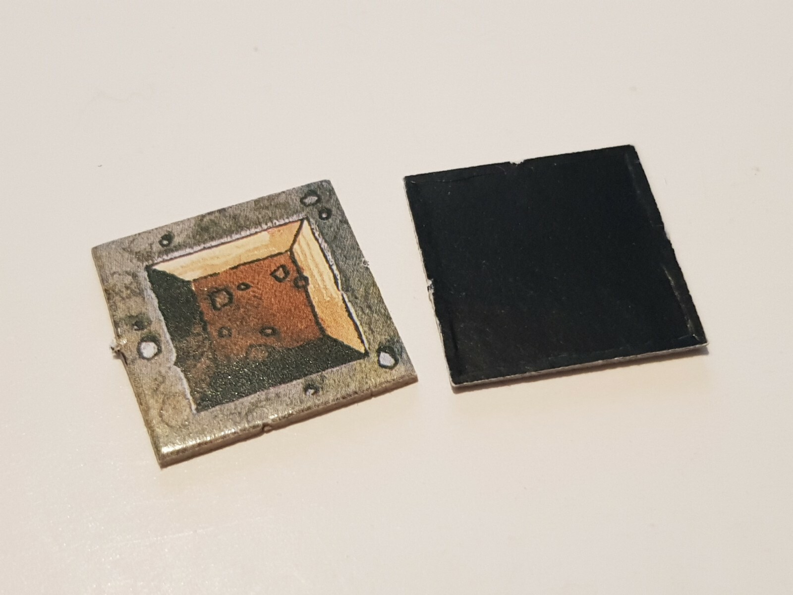 HeroQuest Token PIT TRAP Tile x2 (Black Back) | eBay