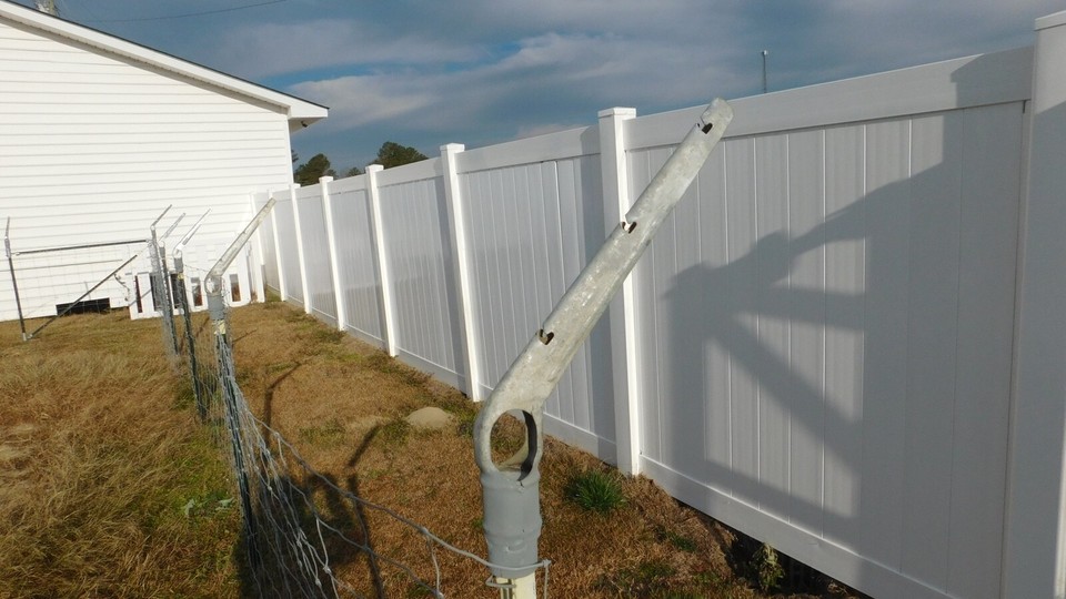 Extend-A-Post T-Post Pressed Steel Barbwire Arm Extension-45 Degree - 6 ...