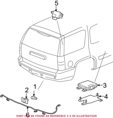Genuine OEM Parking Aid System Wiring Harness For GM 22899761 | eBay
