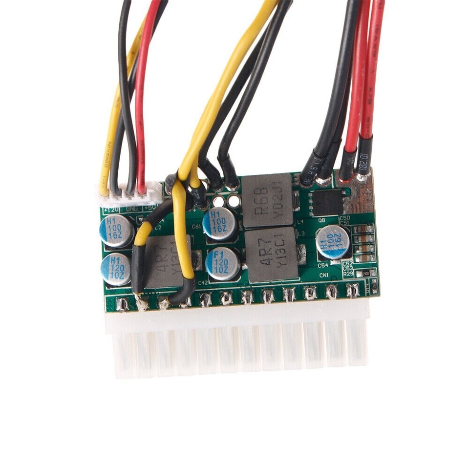 PCI-E 6PIN Input DC 12V 300W DC-ATX-300W 24Pin PICO ATX Switch PSU ...