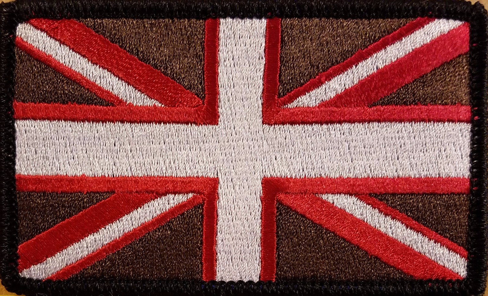 UK UNITED KINGDOM Flag Patch W/ VELCRO® Brand Fastener Morale Unique ...