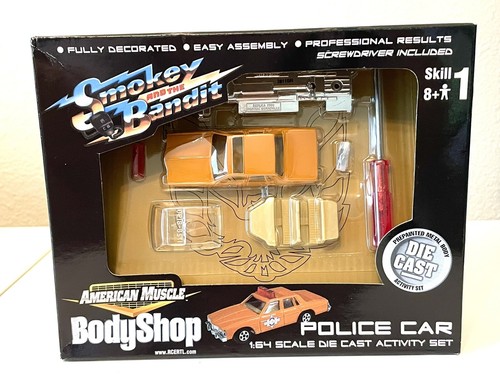 ERTL AMERICAN MUSCLE BODY SHOP SMOKEY AND THE BANDIT SHERIFF CAR 1:64 ...
