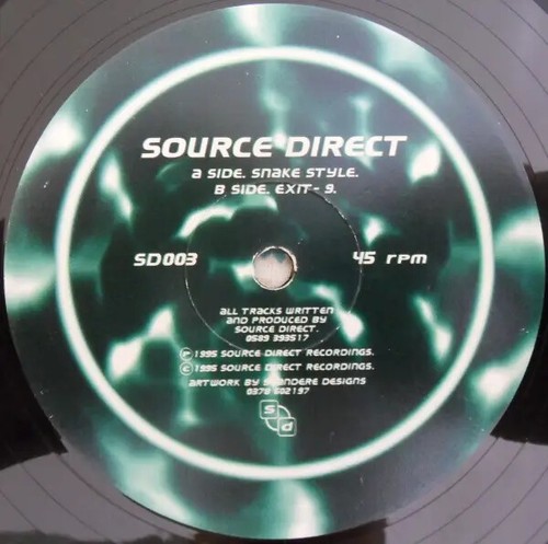 Source Direct Snake Style / Exit 9 Vinyl Single 12inch Source Direct Recordin | eBay