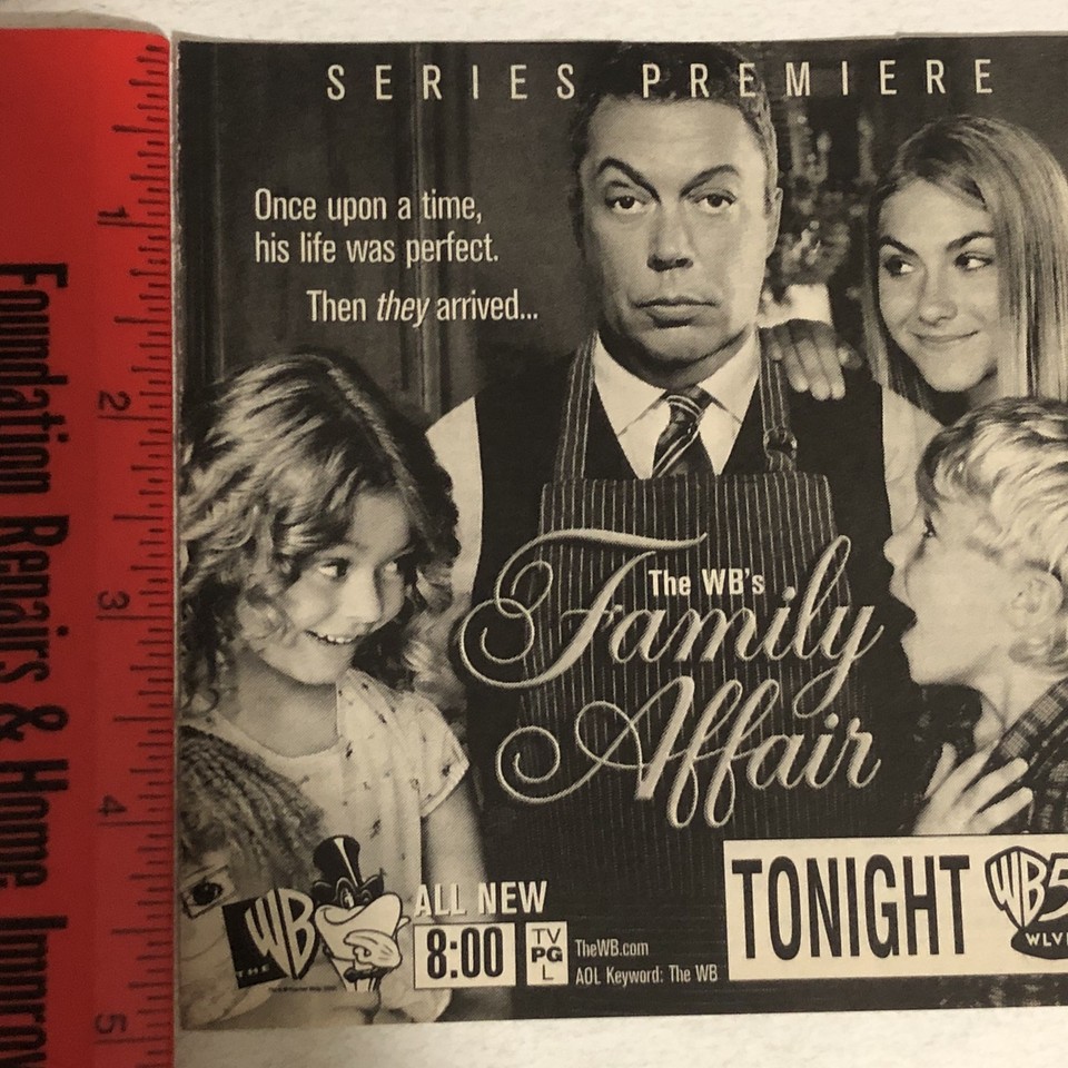 Family Affair Tv Show Print Ad Advert Tim Curry Gary Cole Tpa2 | eBay
