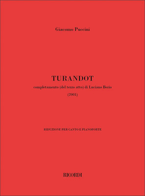 Giacomo Puccini | Turandot | Finale L. Berio (2001) | Klavierauszug ...