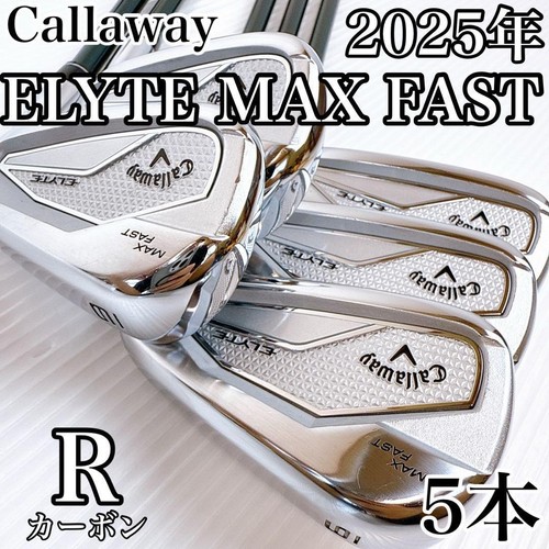 Callaway Elite MAX FAST Iron Set 5 pieces Genuine Carbon R Callaway ...