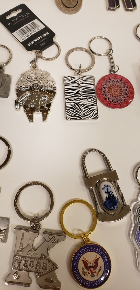 Collectible Keychains. Lot of 33. Assortment Vintage to Modern Kids ...