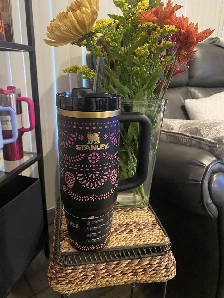 Stanley Black Midnight Catrina Dia De Los Muertos 30oz Flowstate Tumbler 41604486852| eBay