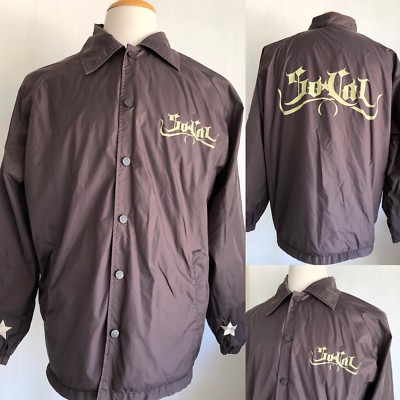 NO FEAR "SO CAL" Official Nautical Stars Windbreaker Jacket Size Medium ...