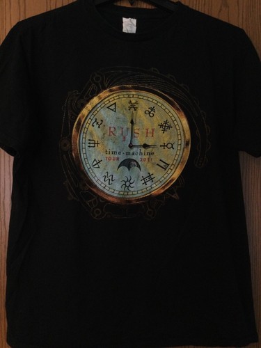 Rush - “Time Machine” - Tour 2011 - Black Shirt - XL - Brand Tag Is ...