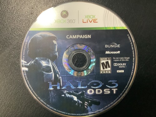 Halo 3: ODST Campaign Disc Microsoft Xbox 360 Disc Only | eBay