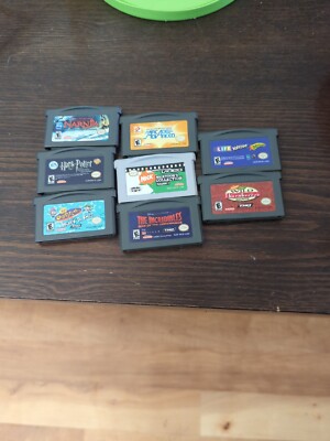 GBA Gameboy Advance Lot of 8 Cartridges (See Description) | eBay