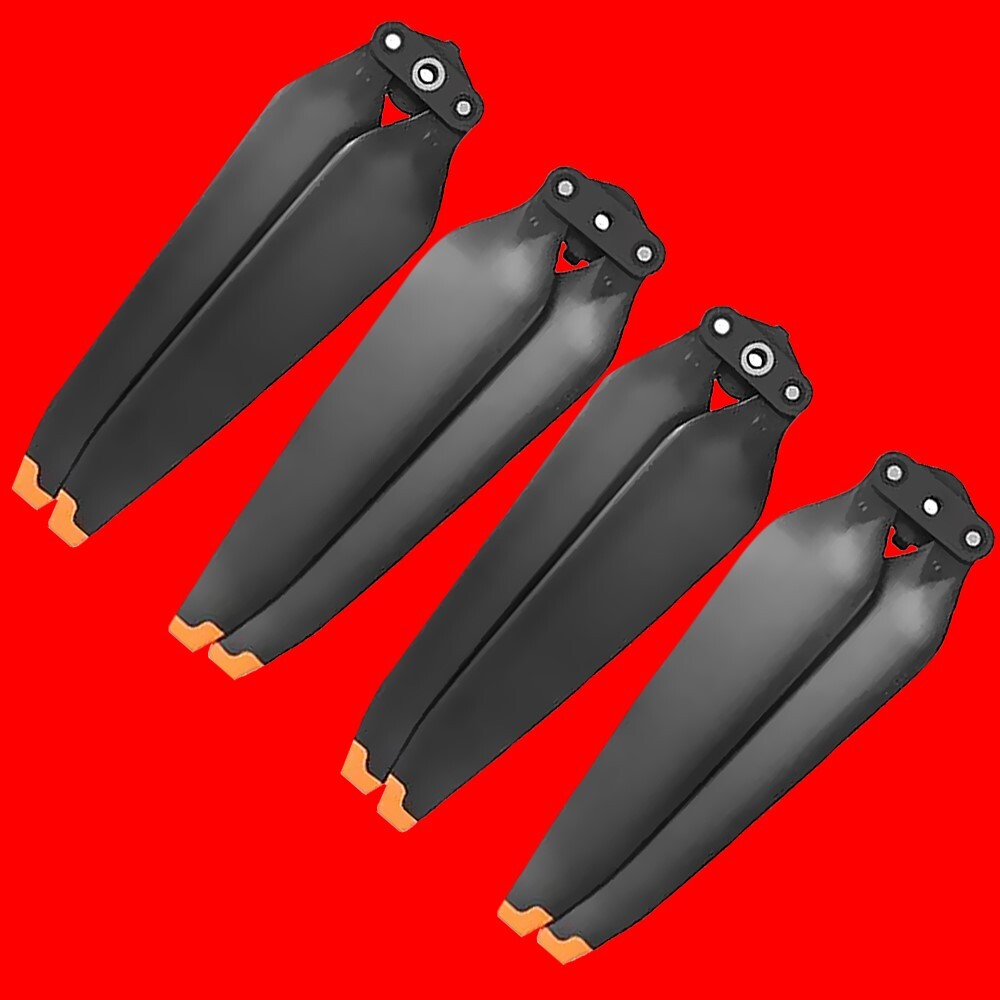 2Pairs/4x Propellers Low-Noise Quick Release Prop Gold Tip for DJI ...
