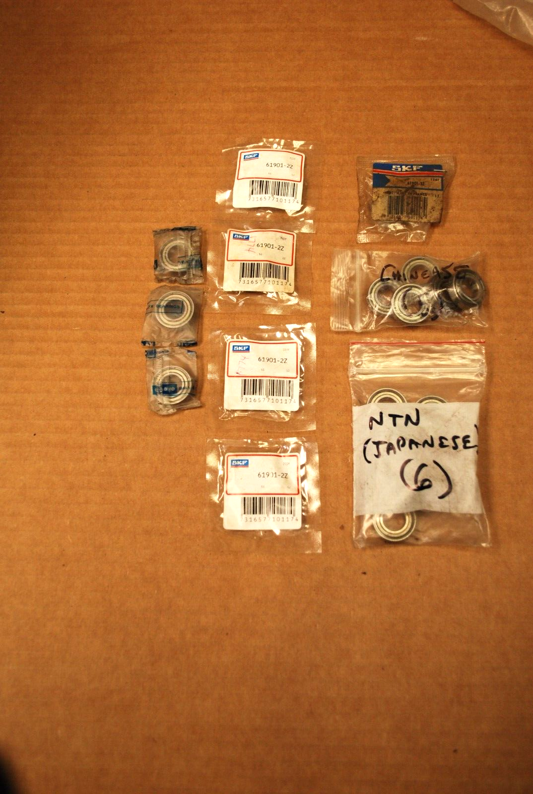 lot of (19) 6901ZZ 6901-2Z 61901ZZ 12X24X6MM Double Metal Sealed ...