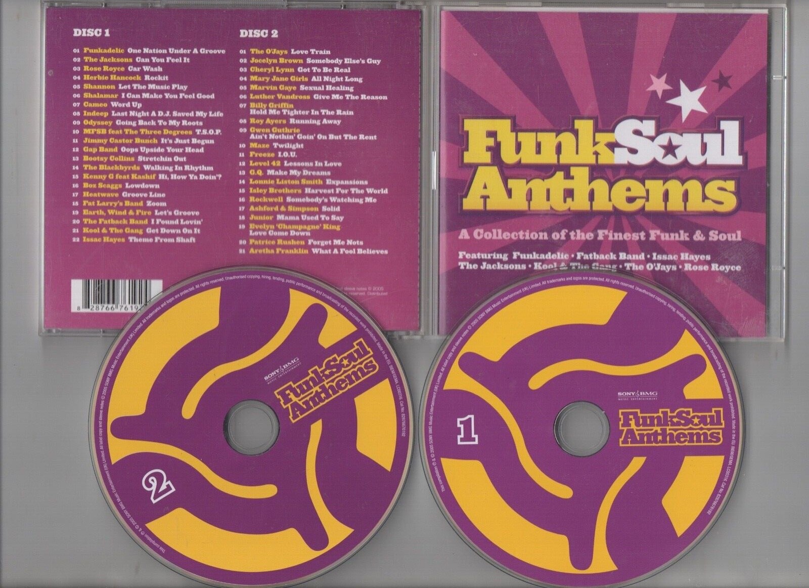 FUNK SOUL ANTHEMS ~DOUBLE CD OF THE FINEST FUNK & SOUL~ FREE P&P ...